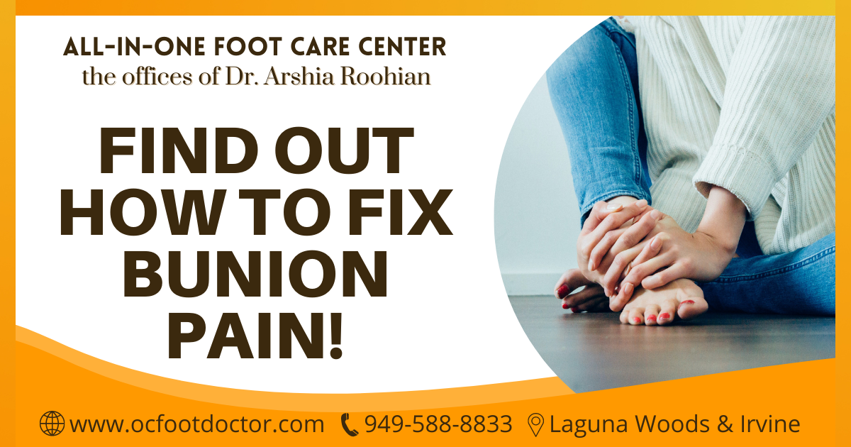Find Out How To Fix Bunion Pain!