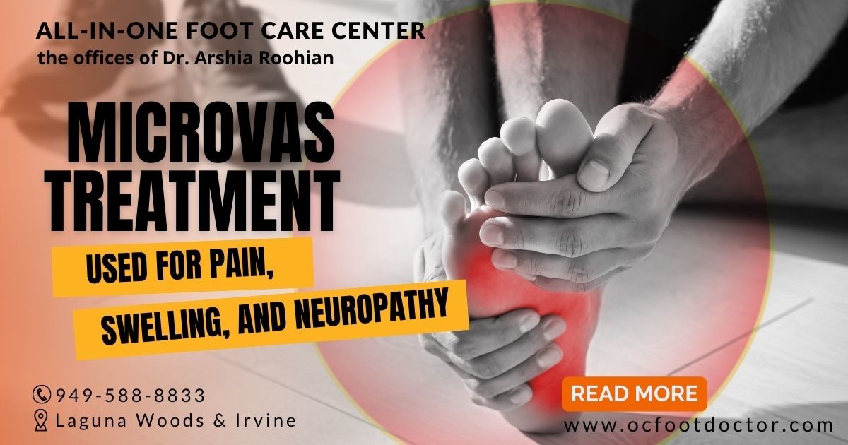 Microvas Treatment Used For Pain, Swelling, and Neuropathy